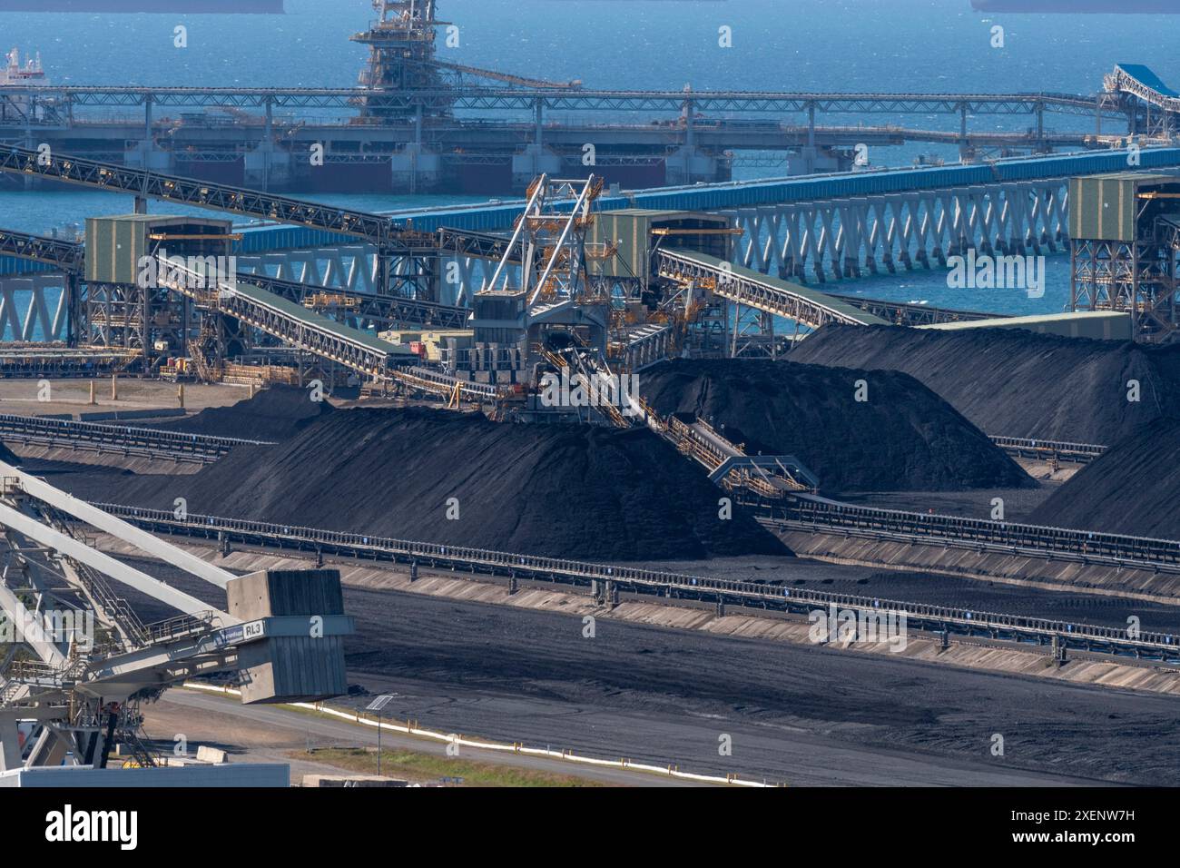 Two coal terminals at the port, Hay Point Coal Terminal (HPCT) and ...