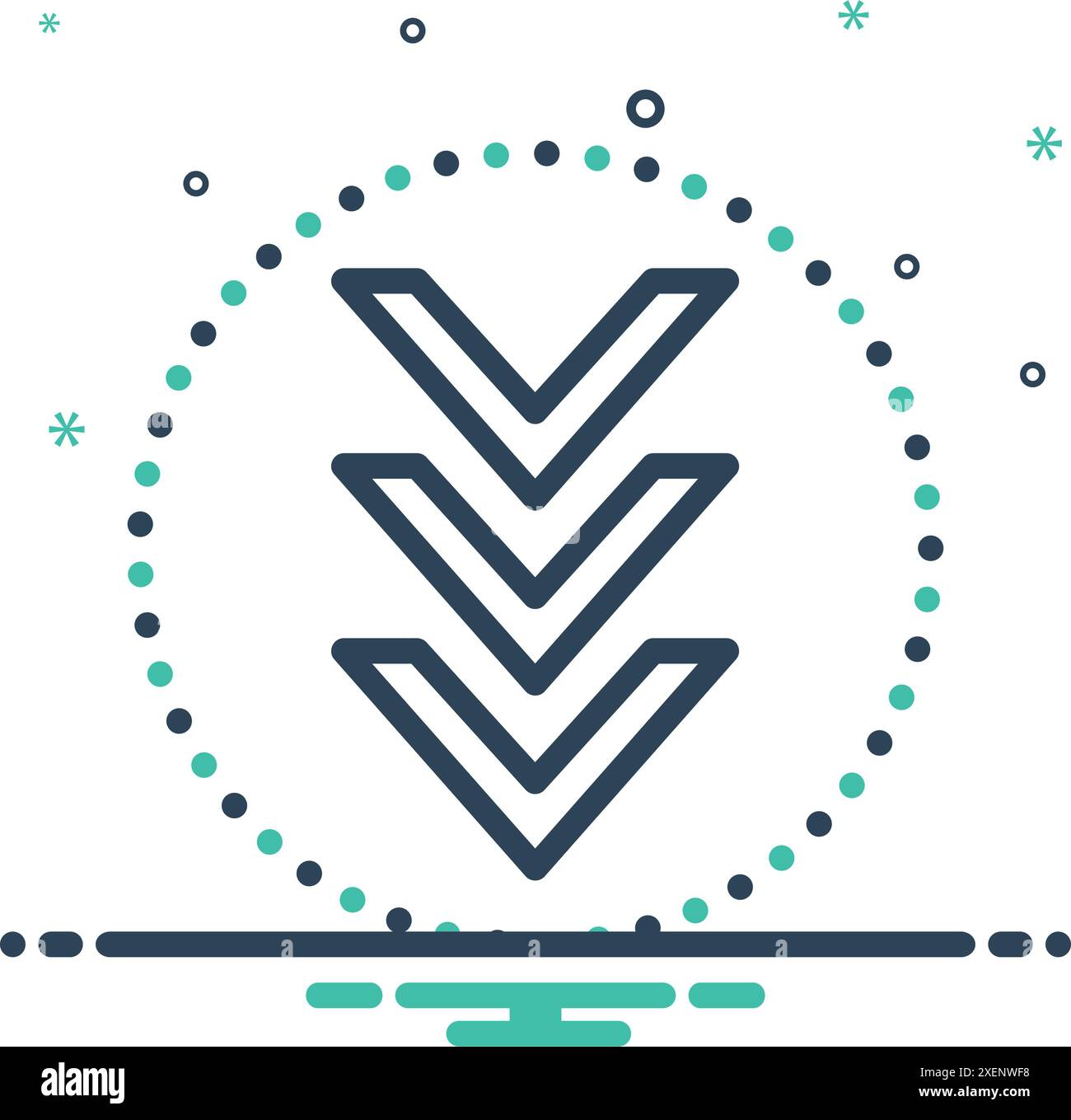 Icon for down,below Stock Vector Image & Art - Alamy