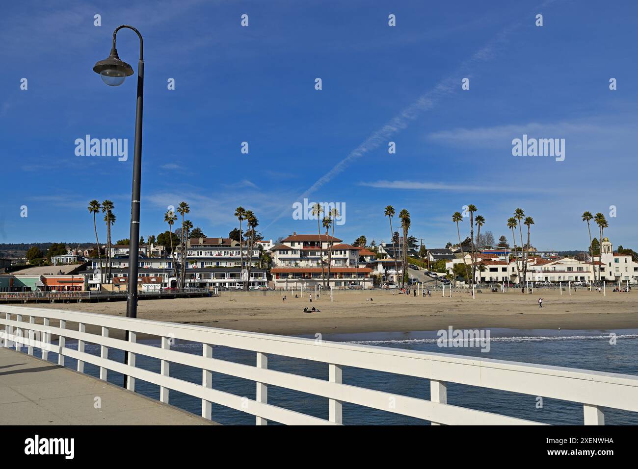 Famous Santa Cruz beach and its oceanfront, Santa Cruz CA Stock Photo ...