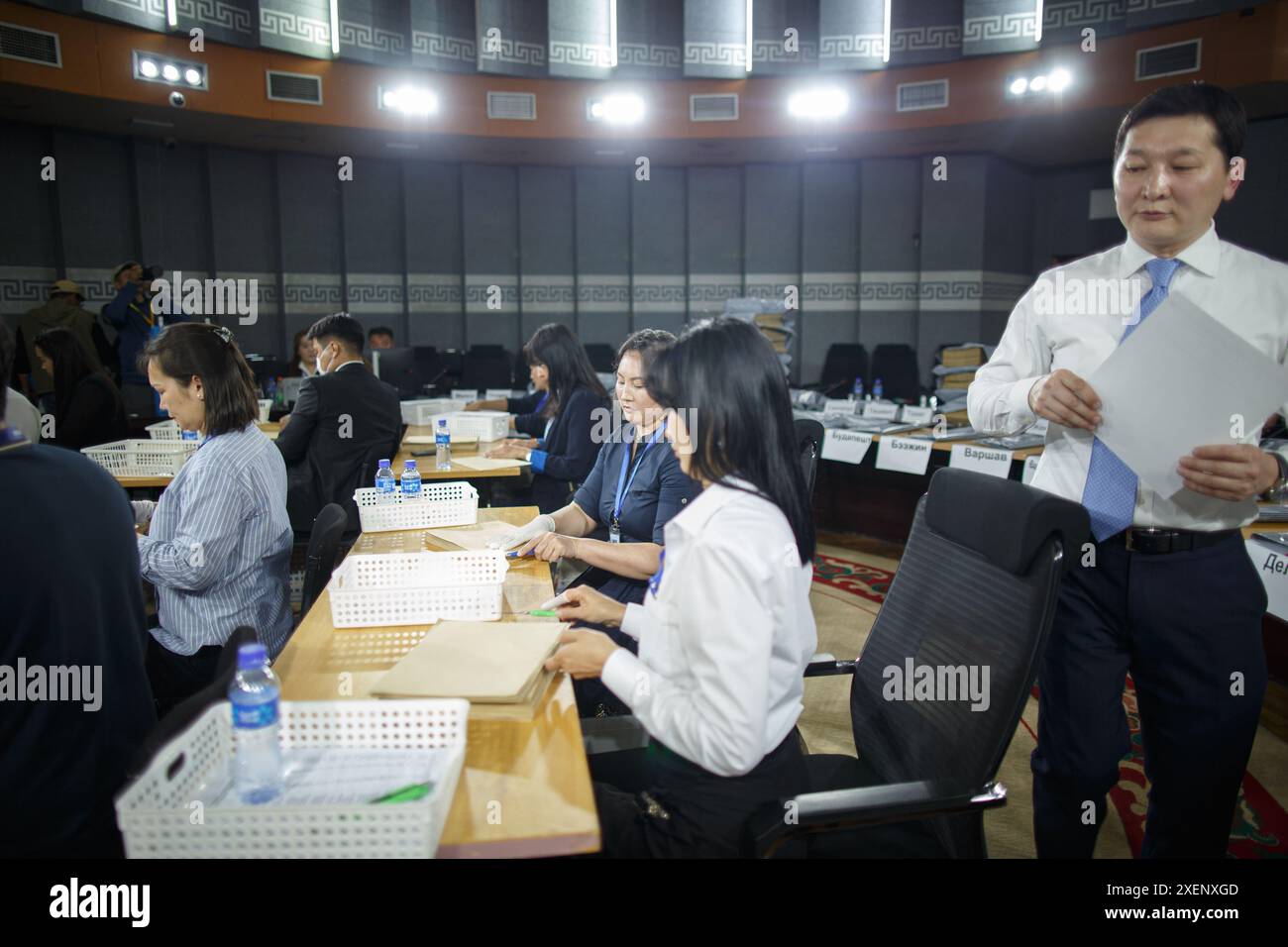 Ulaanbaatar, Mongolia. 28th June, 2024. Despite the preliminary results ...