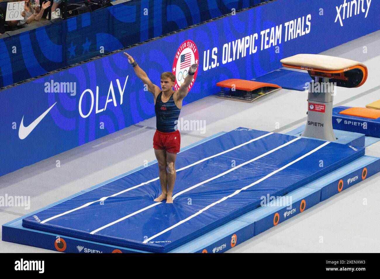 Minneapolis, Minnesota, USA. 27th June, 2024. CURRAN PHILLIPS competes ...