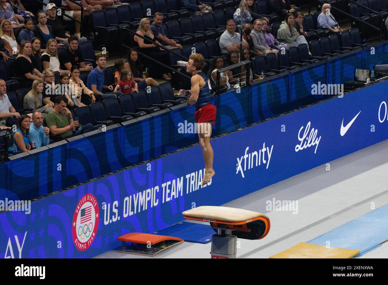 Minneapolis, Minnesota, USA. 27th June, 2024. CURRAN PHILLIPS competes ...