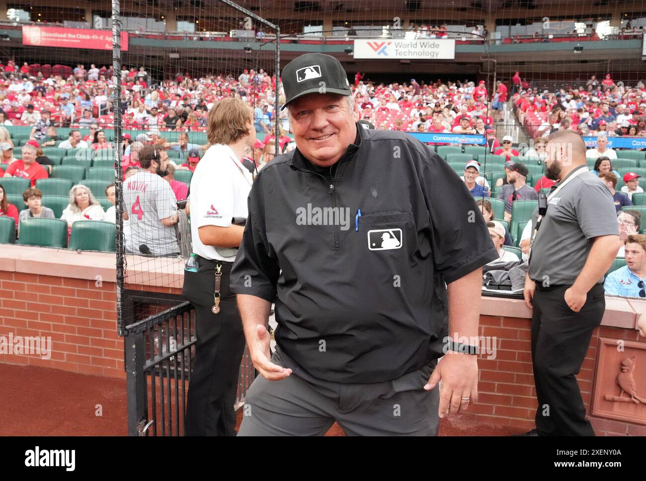 St. Louis, United States. 28th June, 2024. Major League umpire crew ...