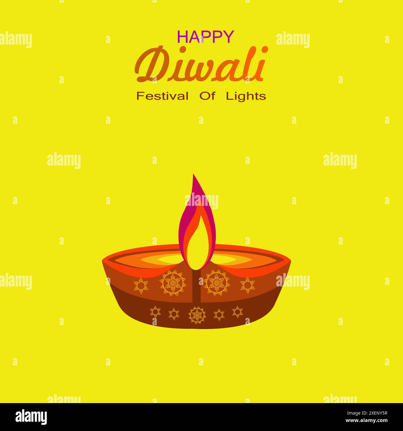 Happy Diwali. Festival of lights poster design wallpaper. The ...