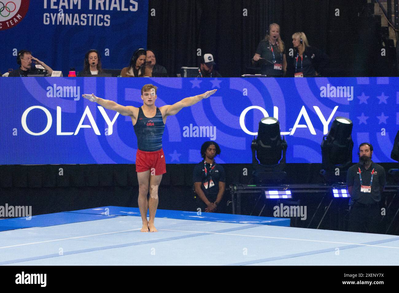 Minneapolis, Minnesota, USA. 27th June, 2024. CURRAN PHILLIPS competes ...