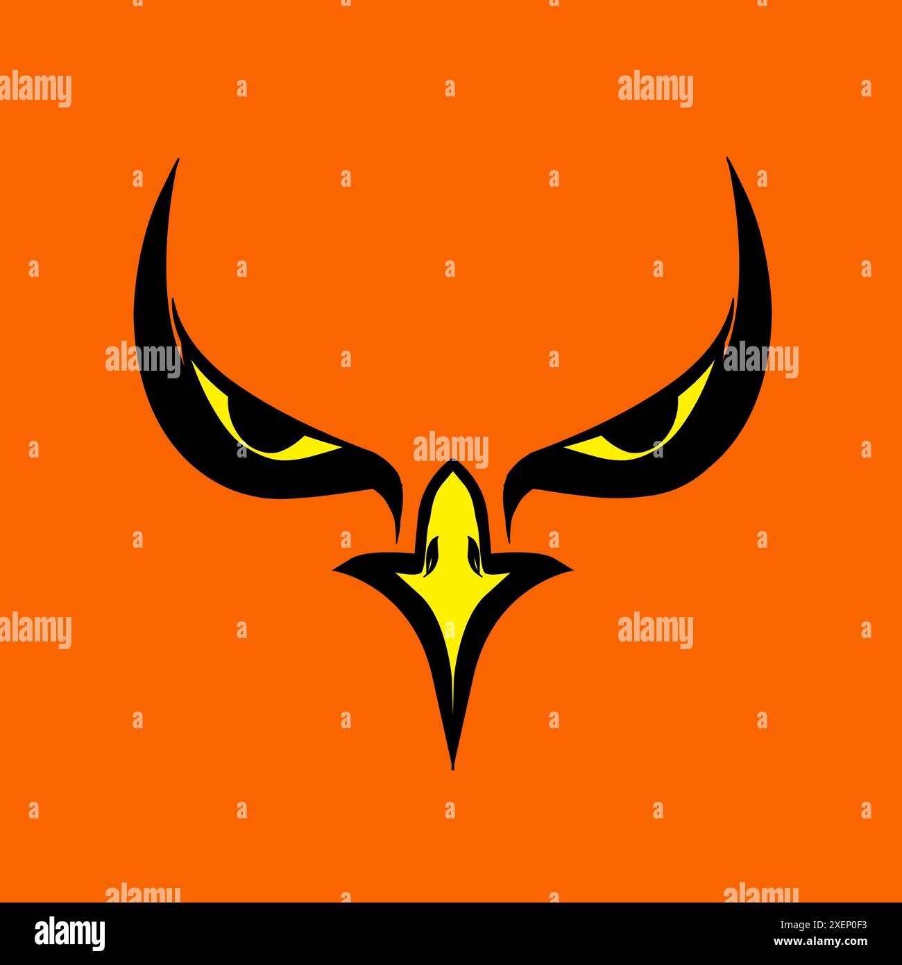 Happy Halloween Background vector illustration. Spooky monster poster ...