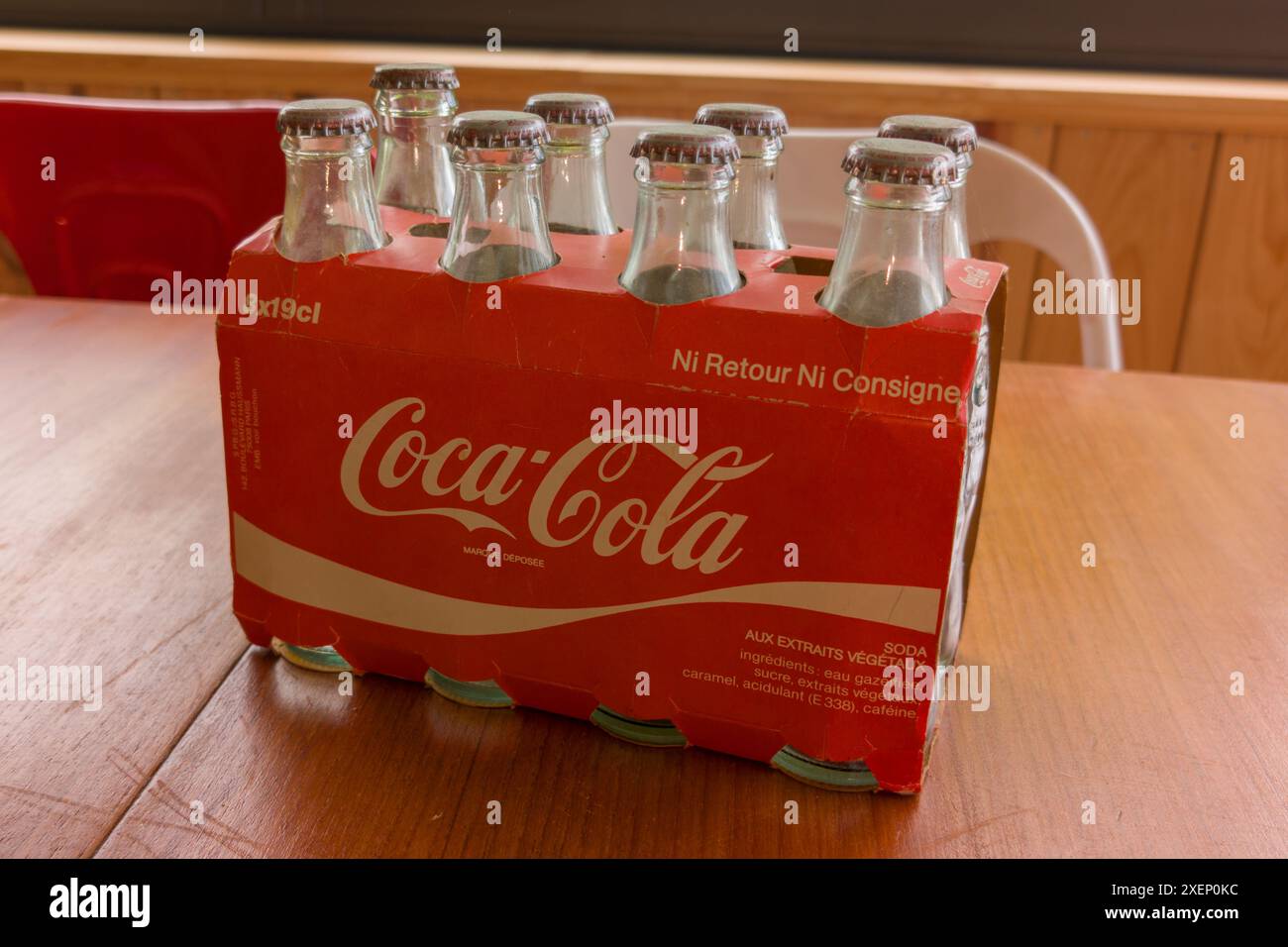 Coca cola logo evolution hi-res stock photography and images - Alamy