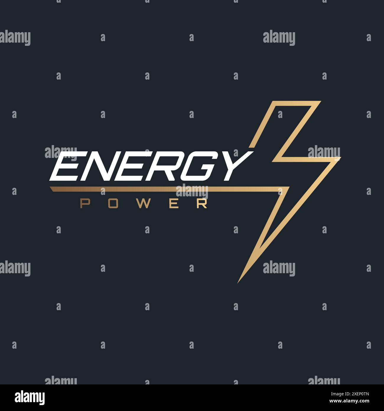 Thunderbolt Energy Power Logo design with modern and dynamic style of ...
