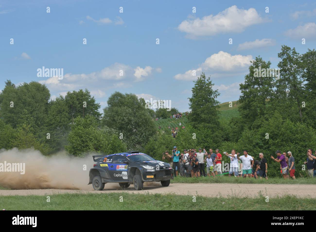 #21 Sami PAJARI (FIN) / Enni MAELKOENEN (FIN), TOYOTA GR Yaris Rally2 ...