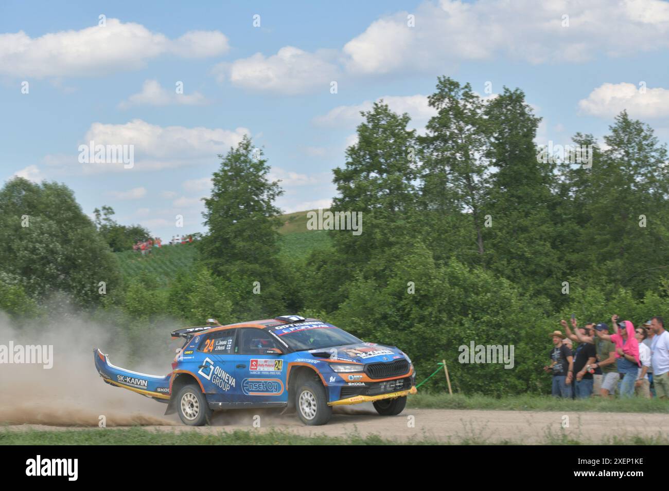 #24 Lauri JOONA (FIN) / Janni HUSSI (FIN), SKODA Fabia RS Rally2, Team ...