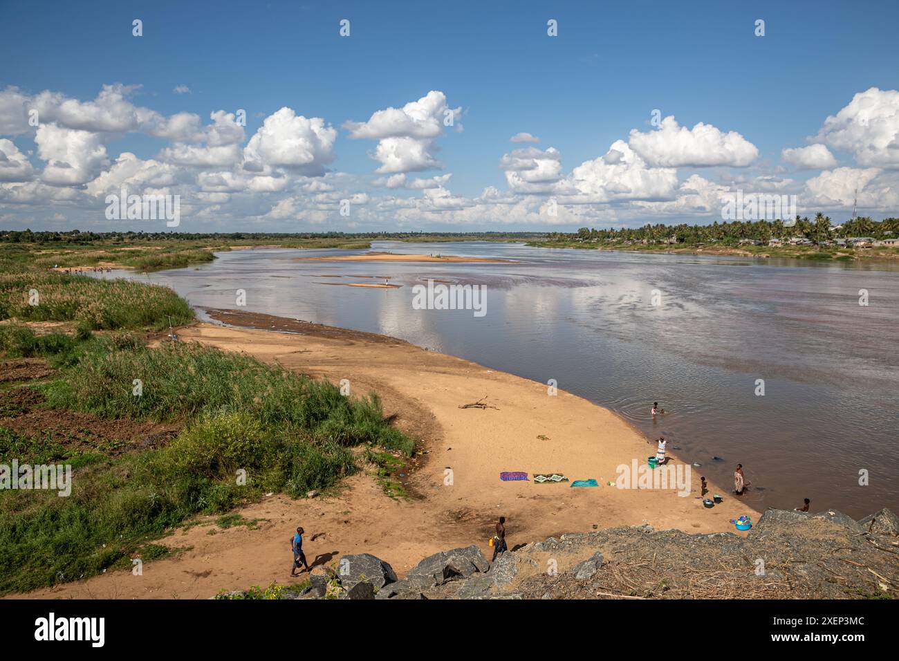 Mozambique, Zambezia, Mocuba, Rio Licungo Stock Photo - Alamy