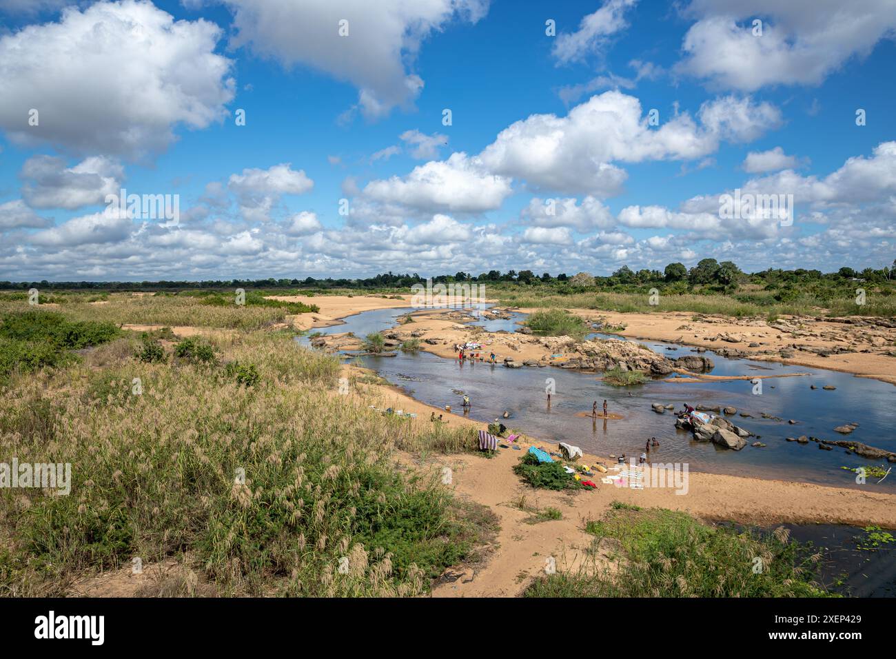 Mozambique, Zambezia, Mocuba, Licungo river Stock Photo - Alamy