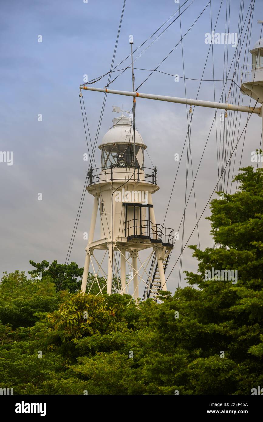 The Colonial Lighthouse at Fort Cornwallis, George Town, Penang ...
