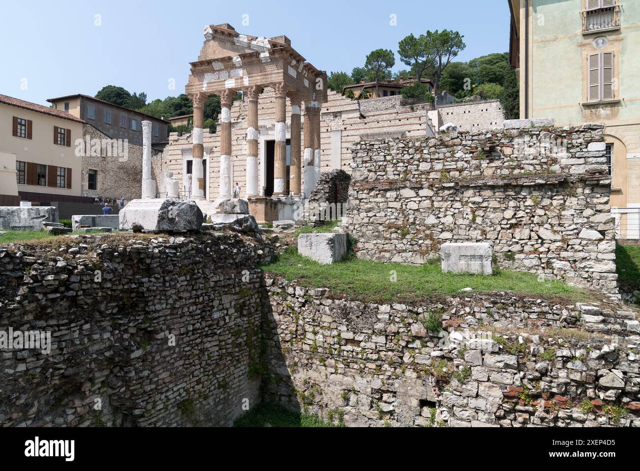 Ancient Roman Tempio Capitolino di Brescia (Temple of the Capitoline ...