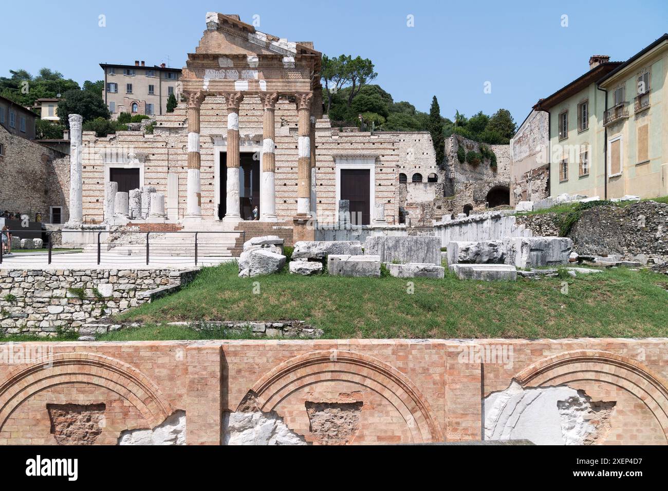 Ancient Roman Tempio Capitolino di Brescia (Temple of the Capitoline ...