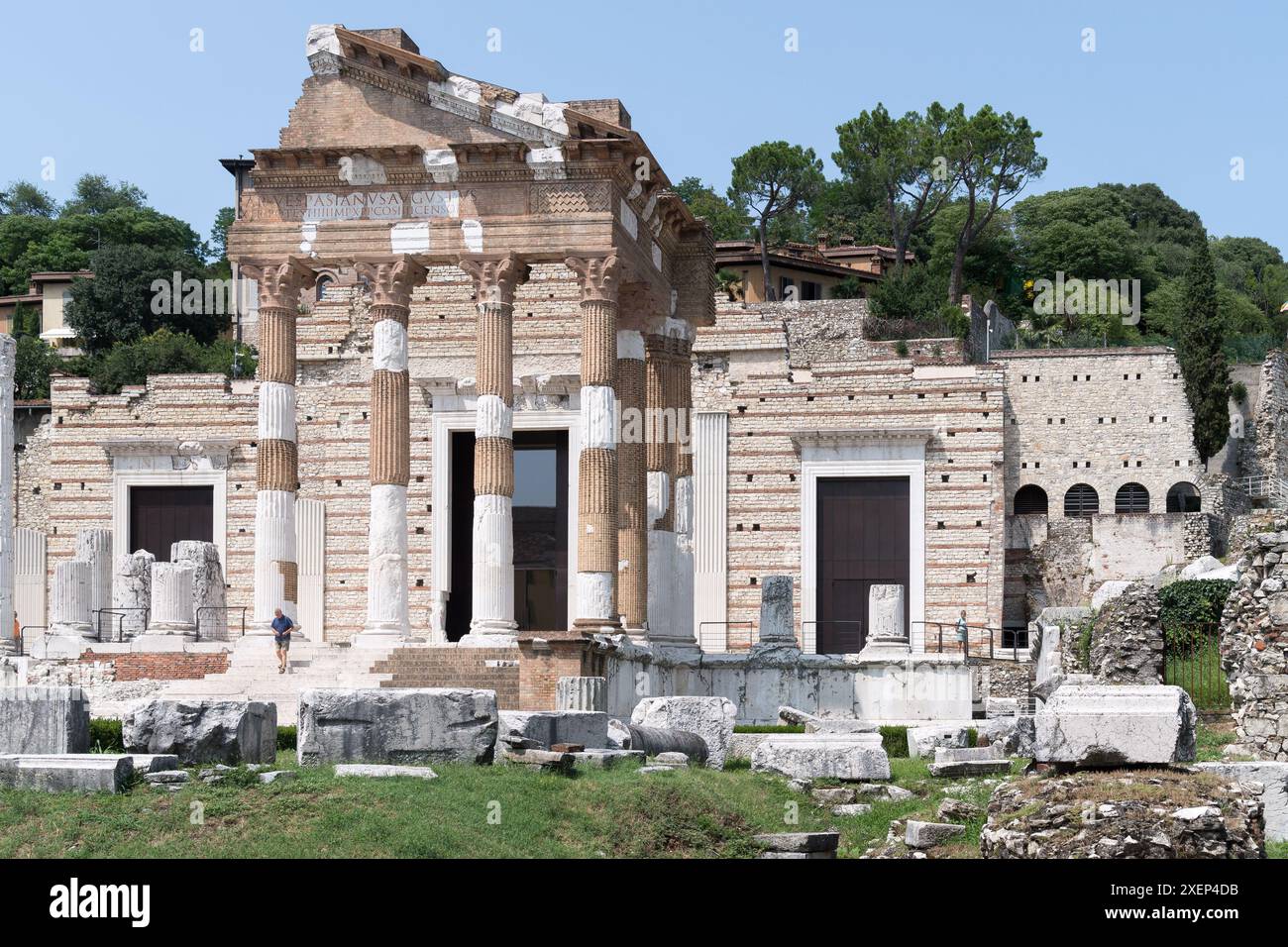 Ancient Roman Tempio Capitolino di Brescia (Temple of the Capitoline ...