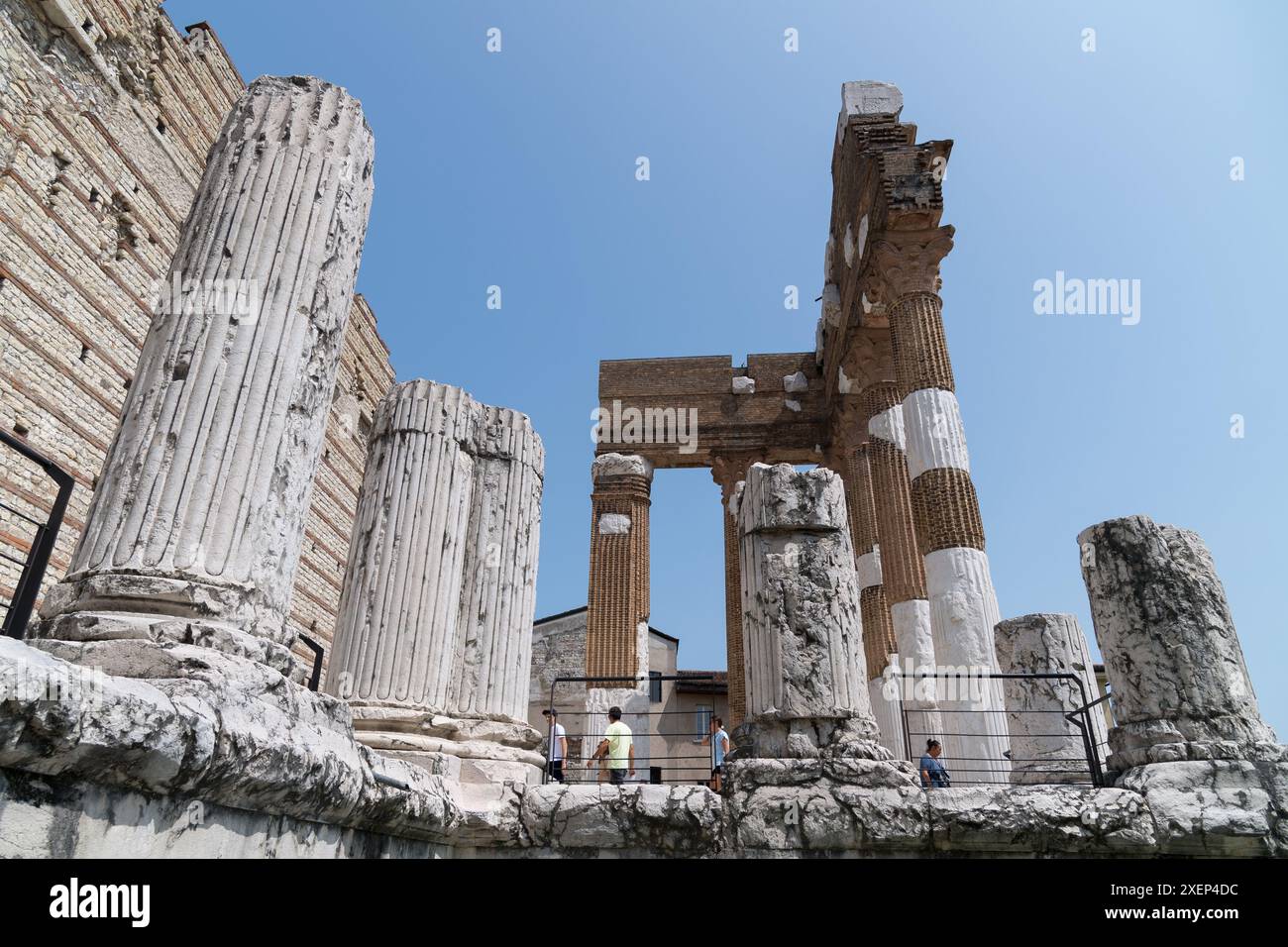 Ancient Roman Tempio Capitolino di Brescia (Temple of the Capitoline ...