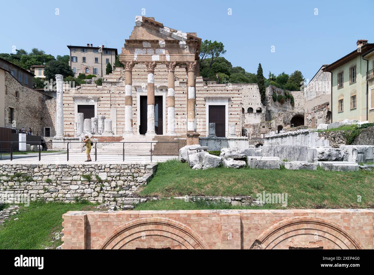 Ancient Roman Tempio Capitolino di Brescia (Temple of the Capitoline ...