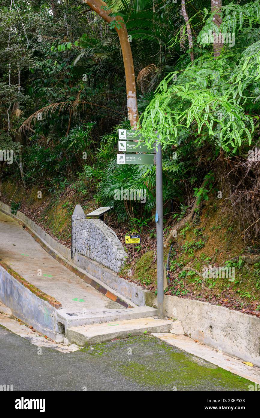 Bypath D at Penang Hill, Penang, Malaysia Stock Photo - Alamy