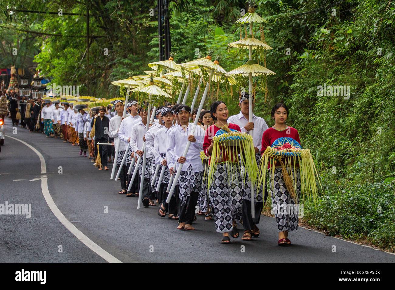 June 29, 2024, Kuningan, West Java, Indonesia: Dancers perform Buyung ...