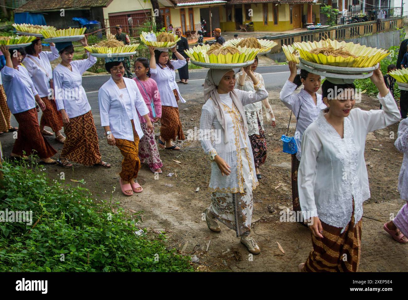 June 29, 2024, Kuningan, West Java, Indonesia: Dancers perform Buyung ...