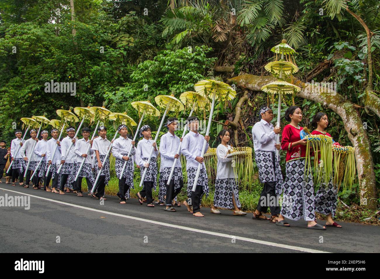 June 29, 2024, Kuningan, West Java, Indonesia: Dancers perform Buyung ...