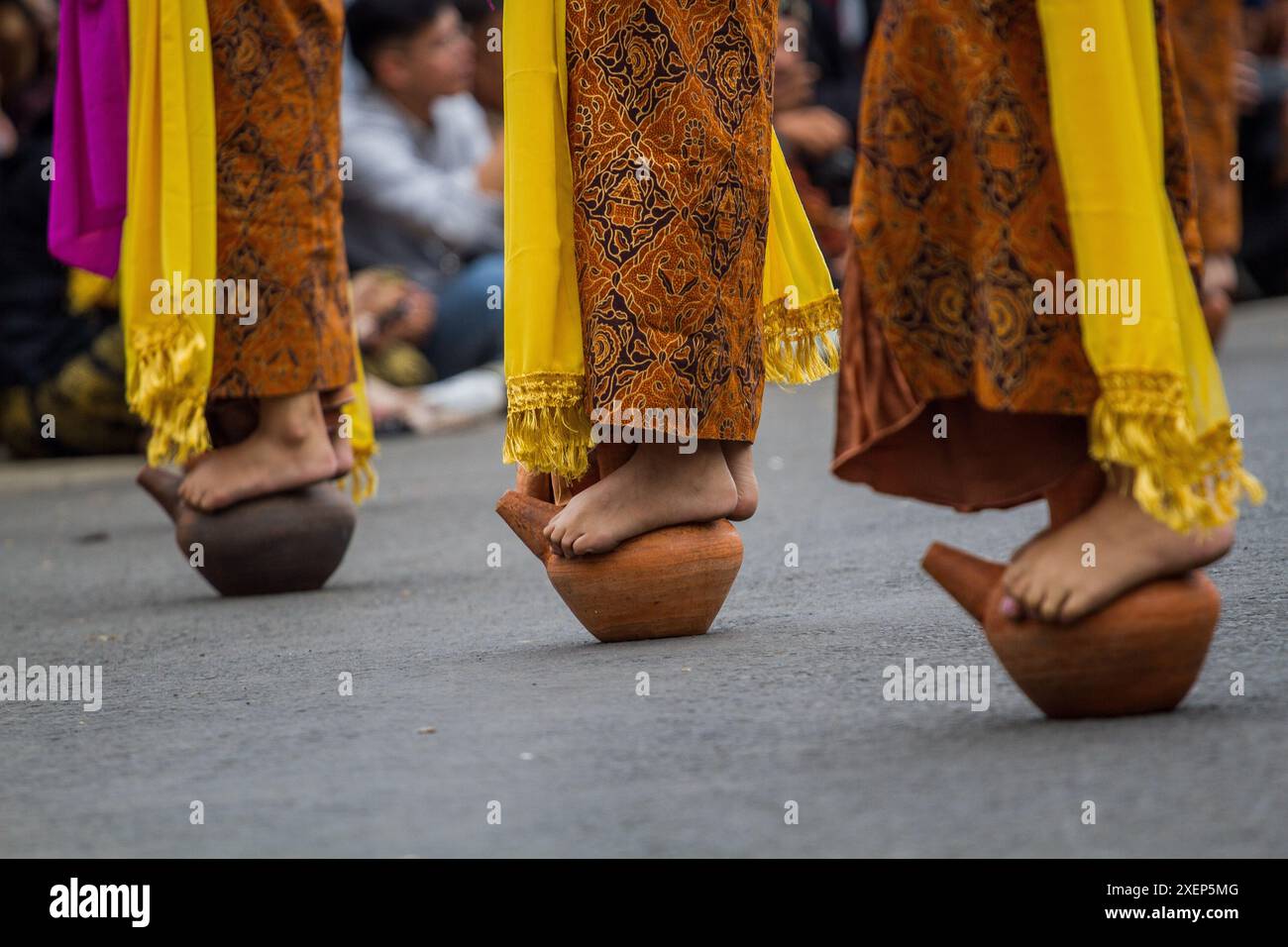 June 29, 2024, Kuningan, West Java, Indonesia: Dancers perform Buyung ...
