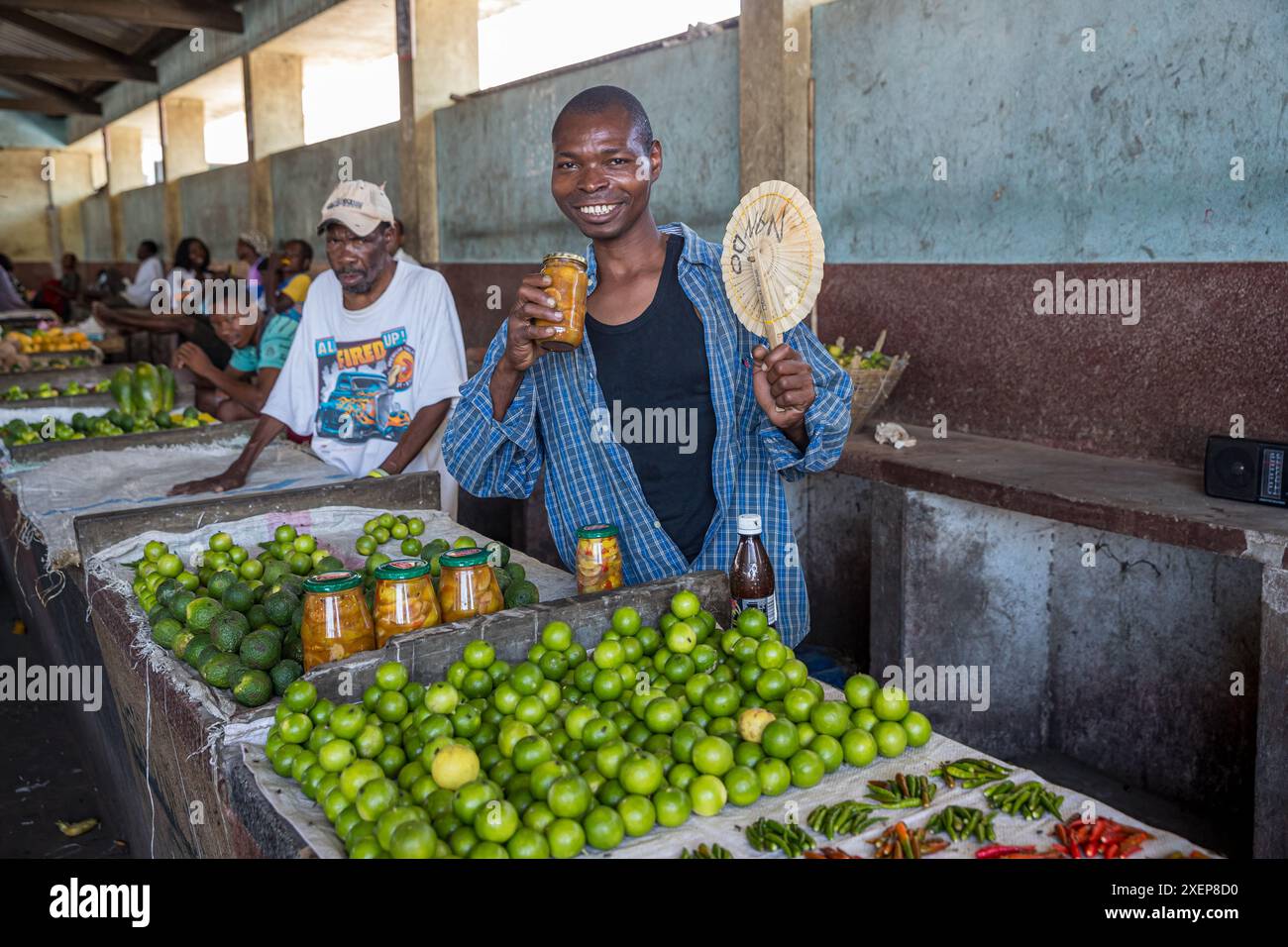 Mozambique, Zambezia, Quelimane, Central Market Stock Photo - Alamy
