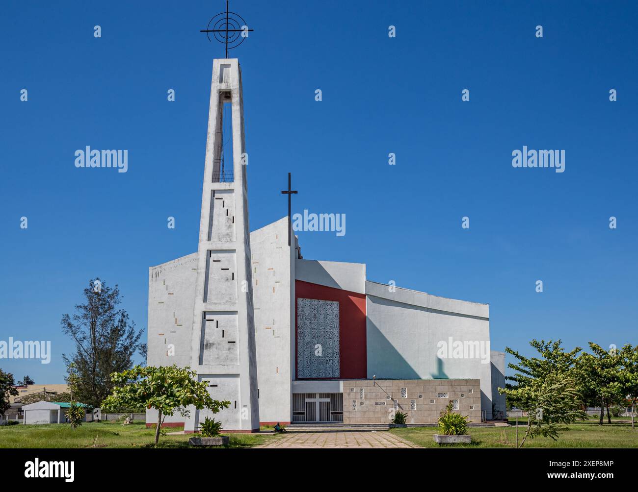 Mozambique, Zambezia, Quelimane, New Cathedral Stock Photo - Alamy
