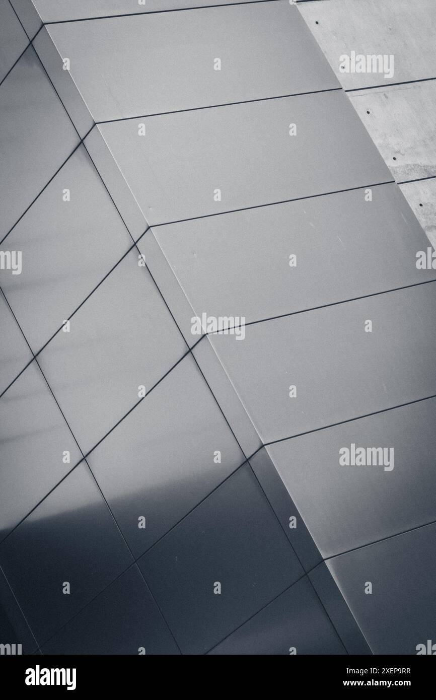 Use of metal cladding in architecture hi-res stock photography and ...
