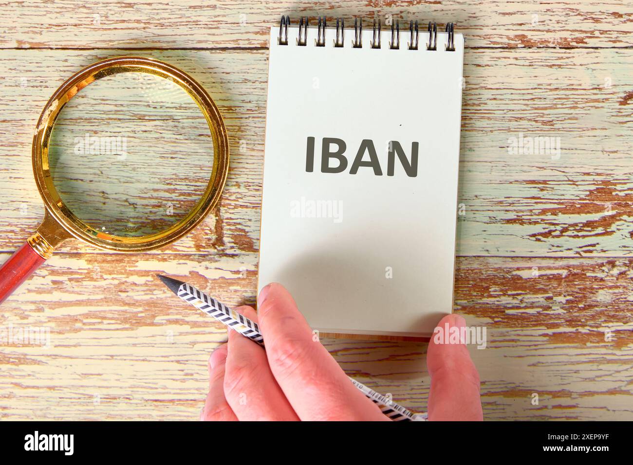 IBAN International Bank Account Number SWIFT Concept. IBAN in a ...