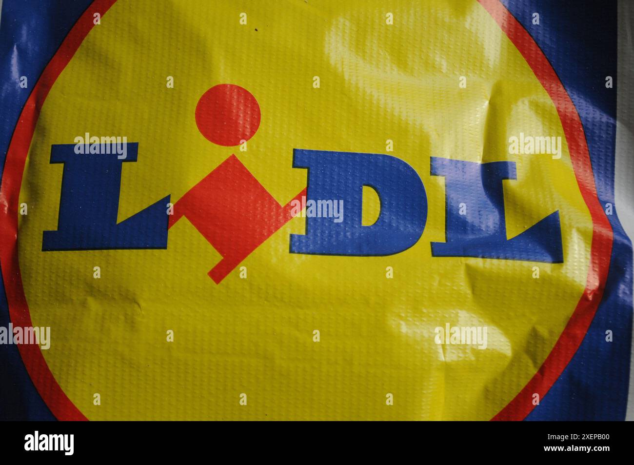 Copenhagen/ Denmark/29 June 2024German lidl grocery store in danish ...