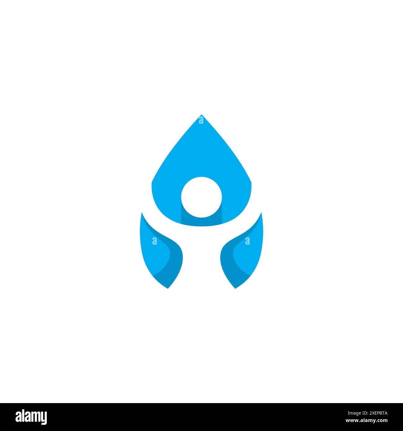 Human Water Logo vector. Health Care Water Icon Stock Vector Image ...
