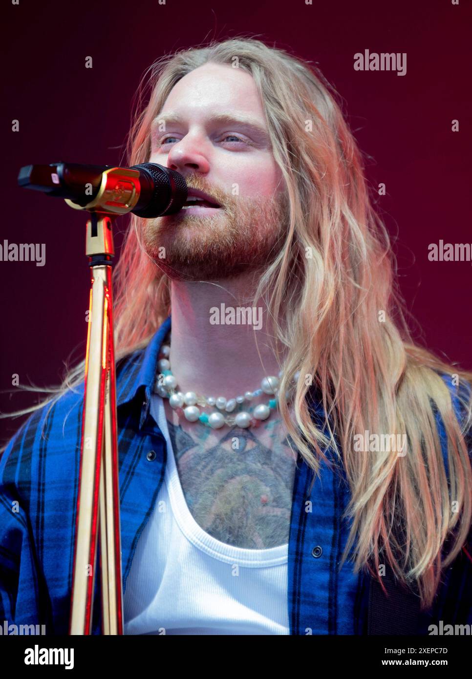 SAM RYDER Preforming at the at the In It Together Festival, Margam ...