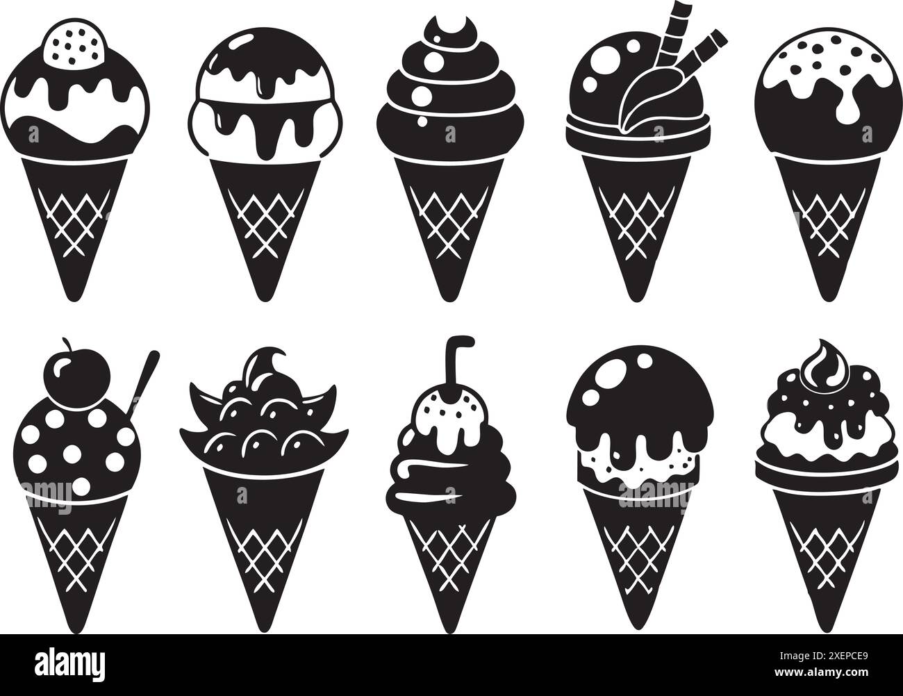 Ice cream set different types icon Stock Vector Image & Art - Alamy Ice cream set different types icon Stock Vector Image & Art - Alamy