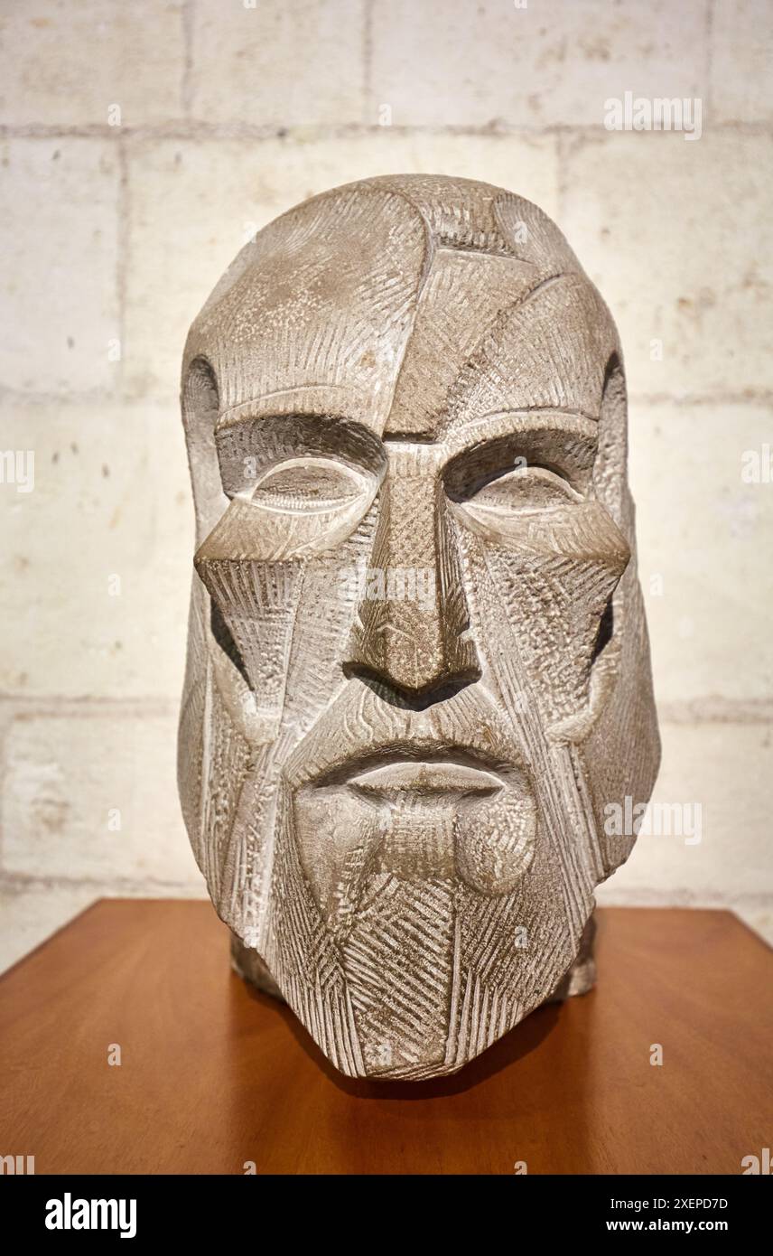 Portrait of Antonio Gaudi, 1989, by Josep Maria Subirachs, La Sagrada ...