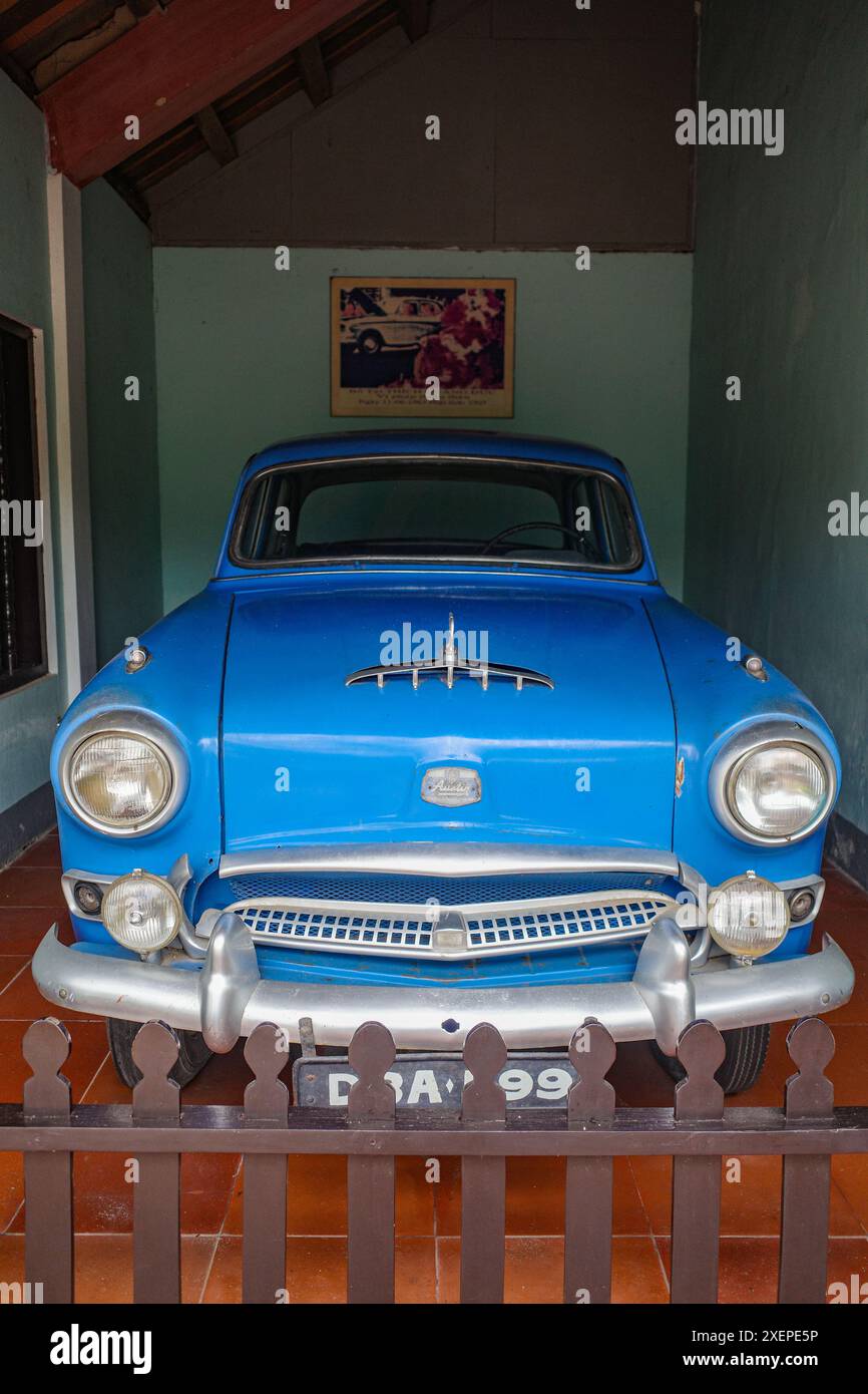 Hue, Vietnam - 6 Feb, 2024: The Austin car of Buddhist monk Thich Quang ...