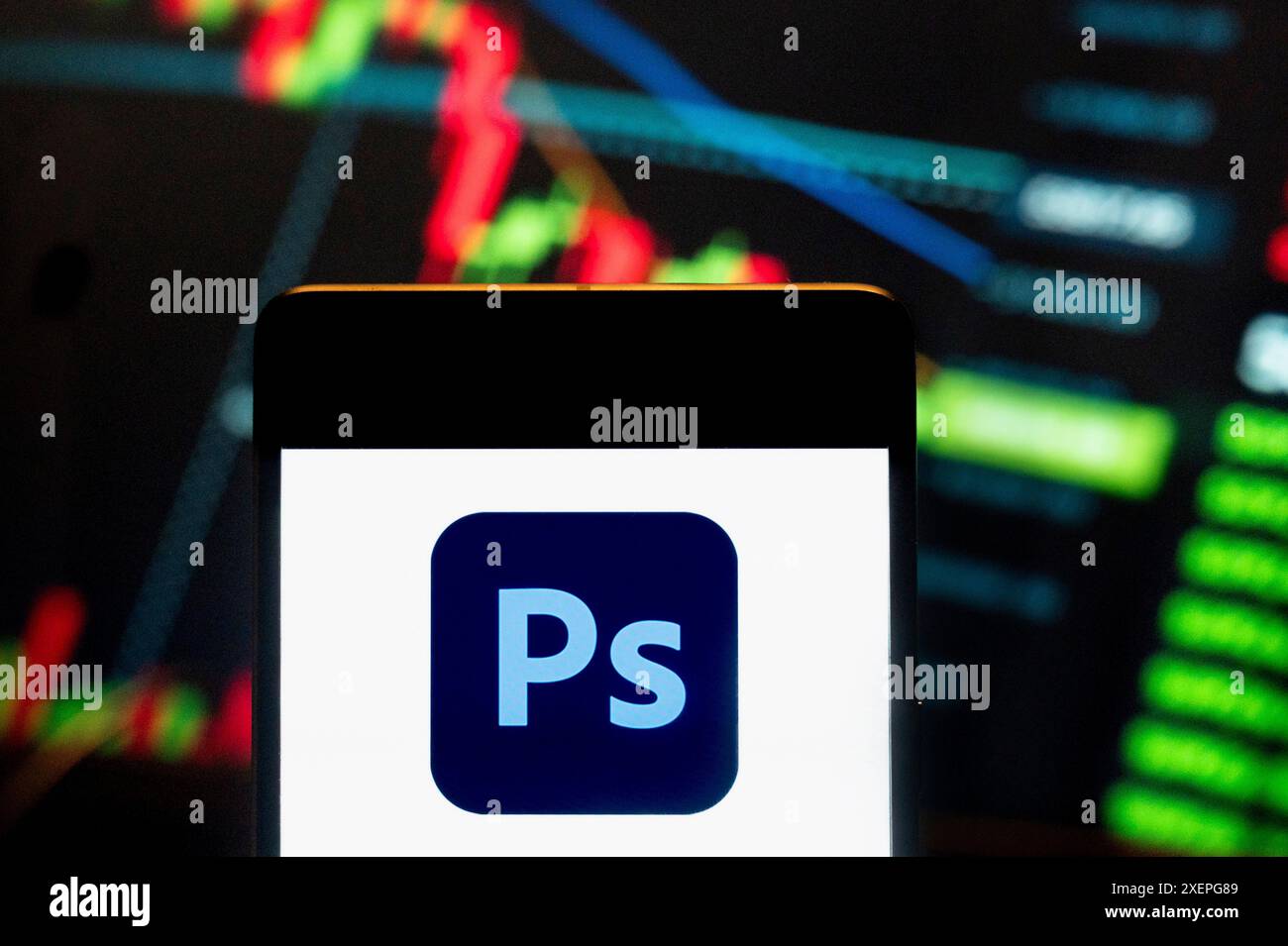 China. 21st June, 2024. In this photo illustration, the photo editing ...