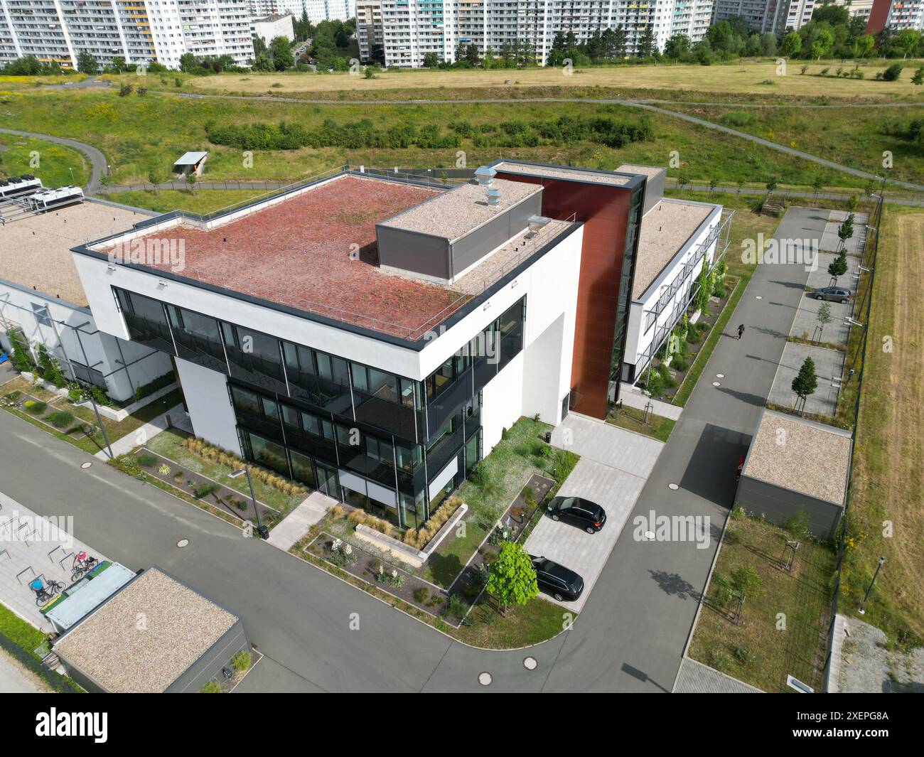 29 June 2024, Thuringia, Jena: The Blink company campus is part of the ...