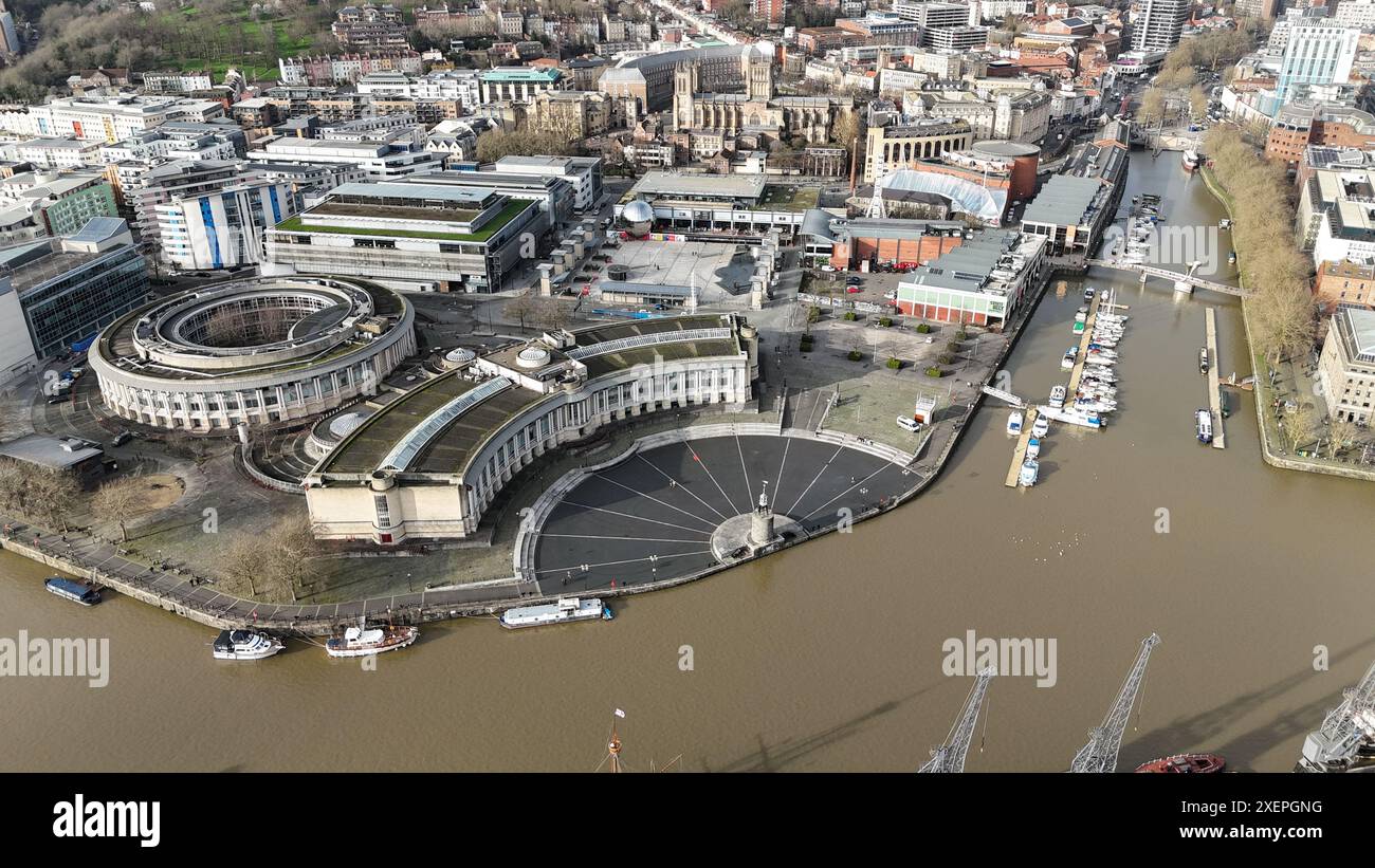 Lloyds Amphitheatre, bristol city centre drone,aerial Stock Photo - Alamy
