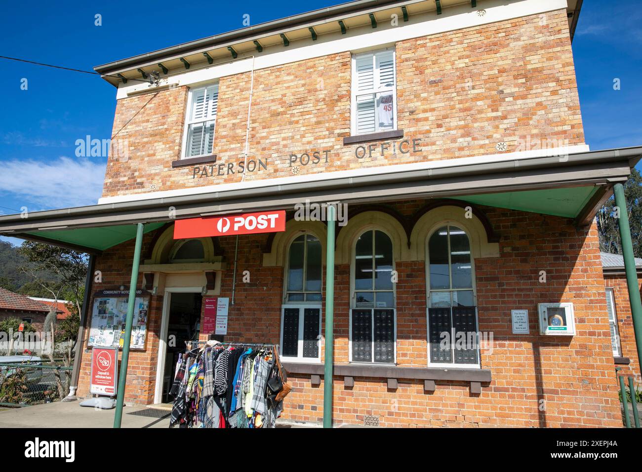 Paterson township village in New South Wales, historic australian ...