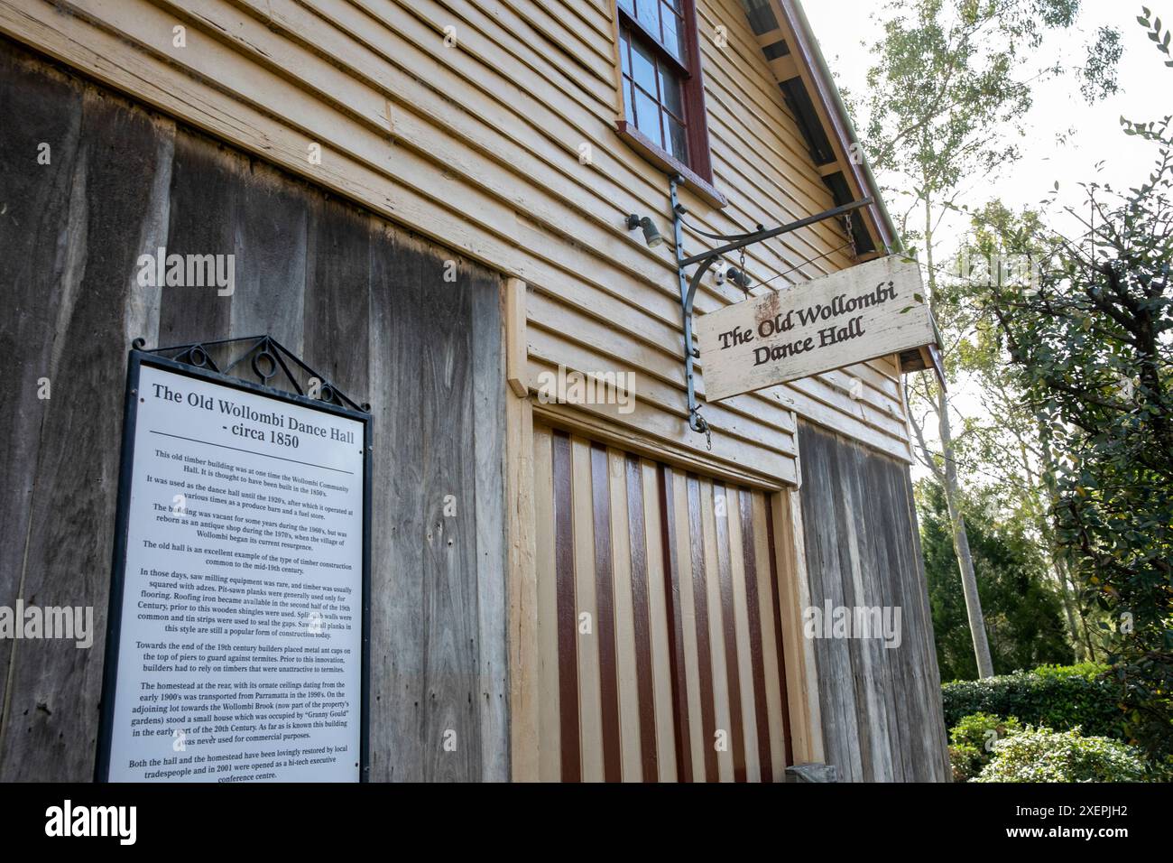 Historic Wollombi village in Hunter region of New South Wales, The Old ...