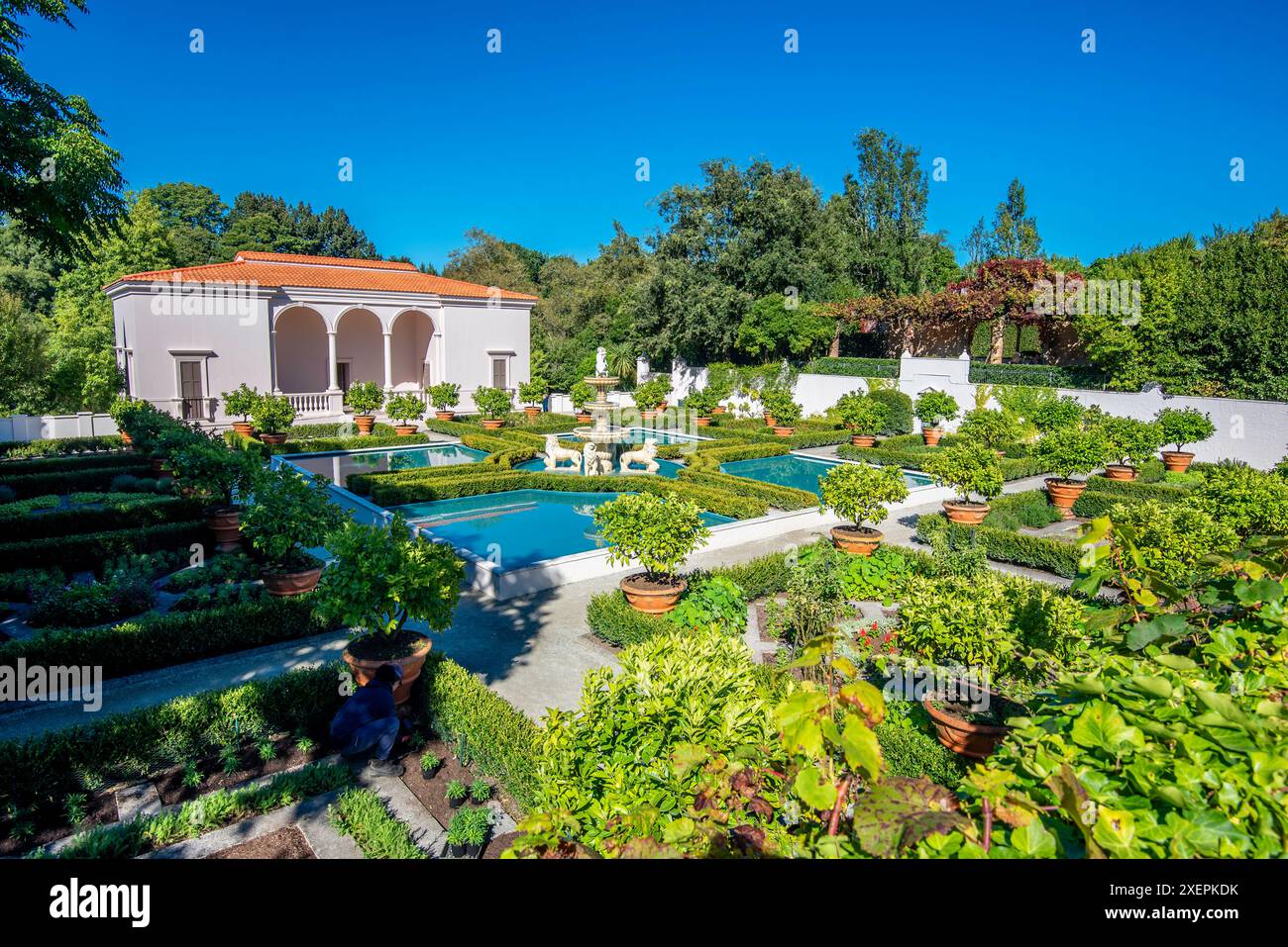 The Renaissance Garden, one of eighteen different enclosed gardens ...
