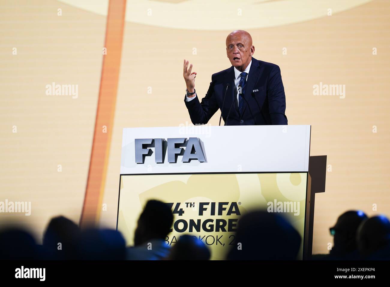 Pierluigi Collina of Italian former association football referee speaks ...