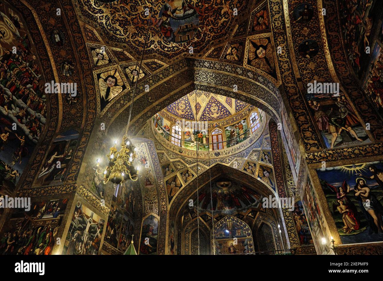Isfahan, Iran, 30.06.2023: Inside Vank Cathedral, Armenian and Holy ...