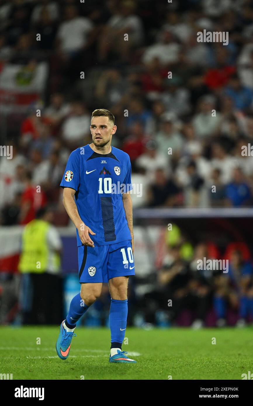 COLOGNE, GERMANY - JUNE 25: Timi Max Elsnik of Slovenia during the UEFA ...