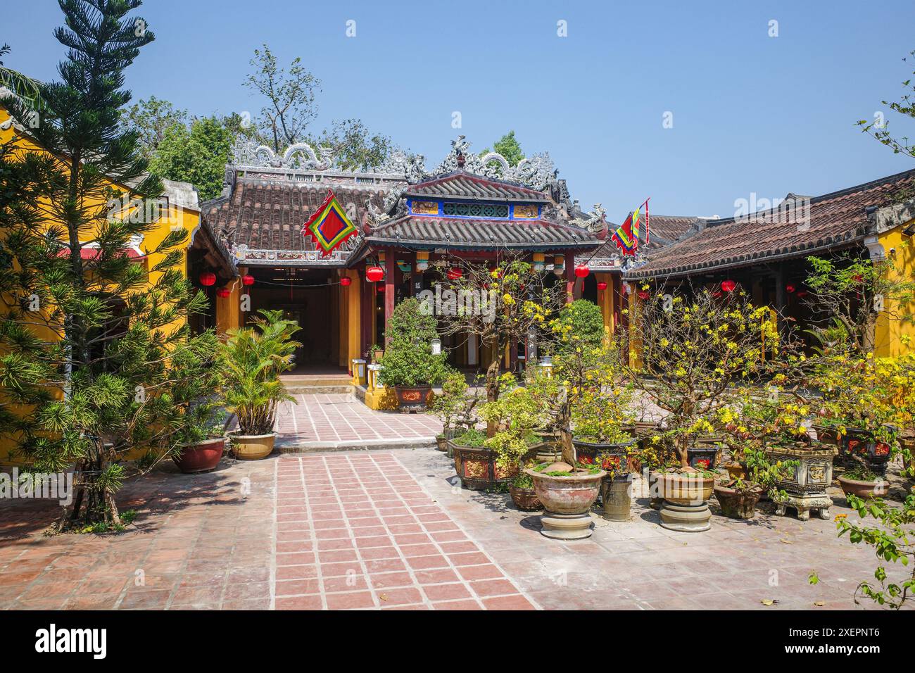 Hoi An, Vietnam - 5 Feb, 2024: Dinh Cam Pho (Cam Pho Communal House),a ...