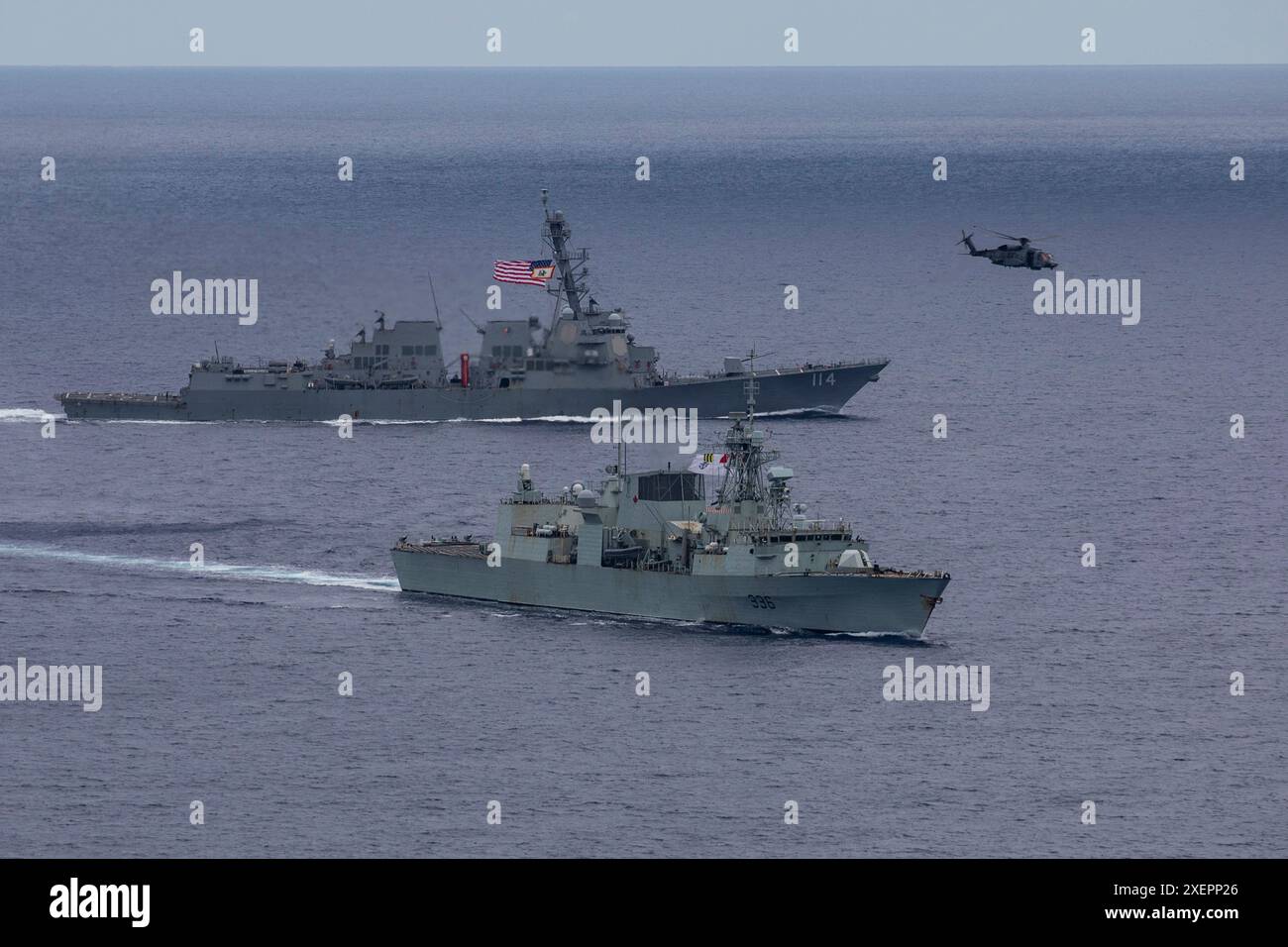 240618-N-HT008-1821 SOUTH CHINA SEA (June 18, 2024) The Arleigh Burke ...