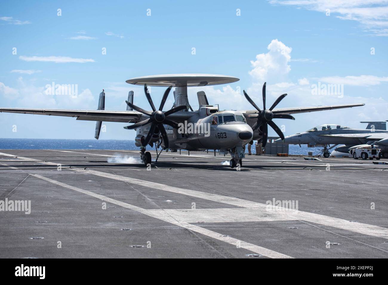 240624-N-OE145-1356 PACIFIC OCEAN (June 24, 2024) An E-2D Hawkeye ...