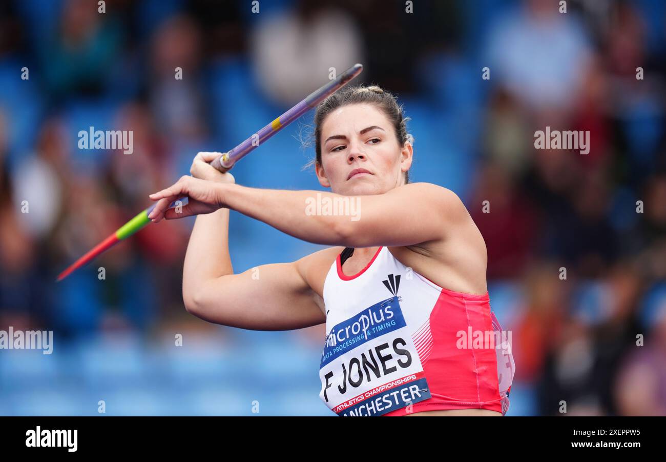 Freya Jones in action during the Women's Javelin during day one of the ...